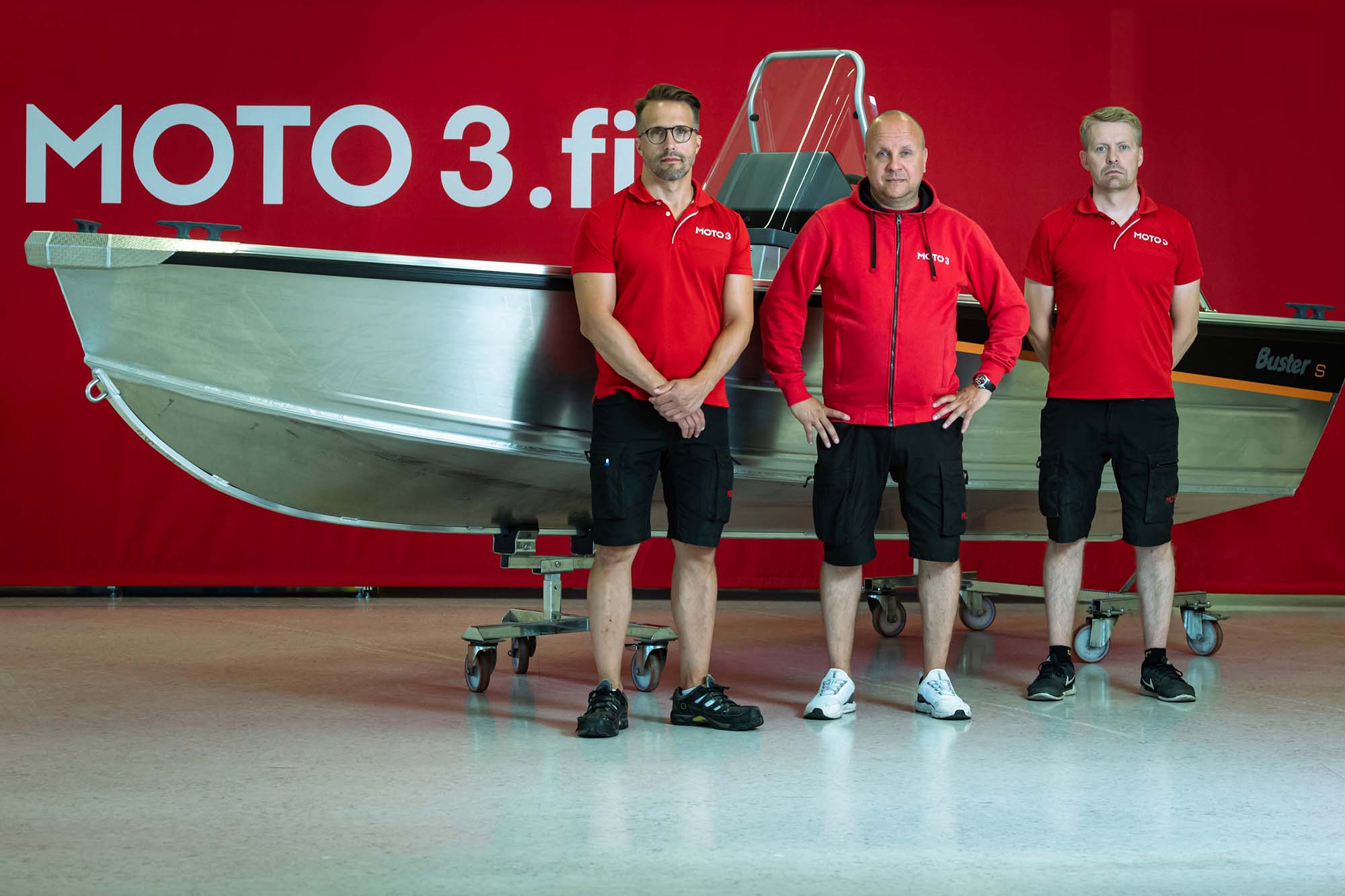 Buster-veneet Moto3:n edustukseen Kuopiossa | Buster alumiiniveneet